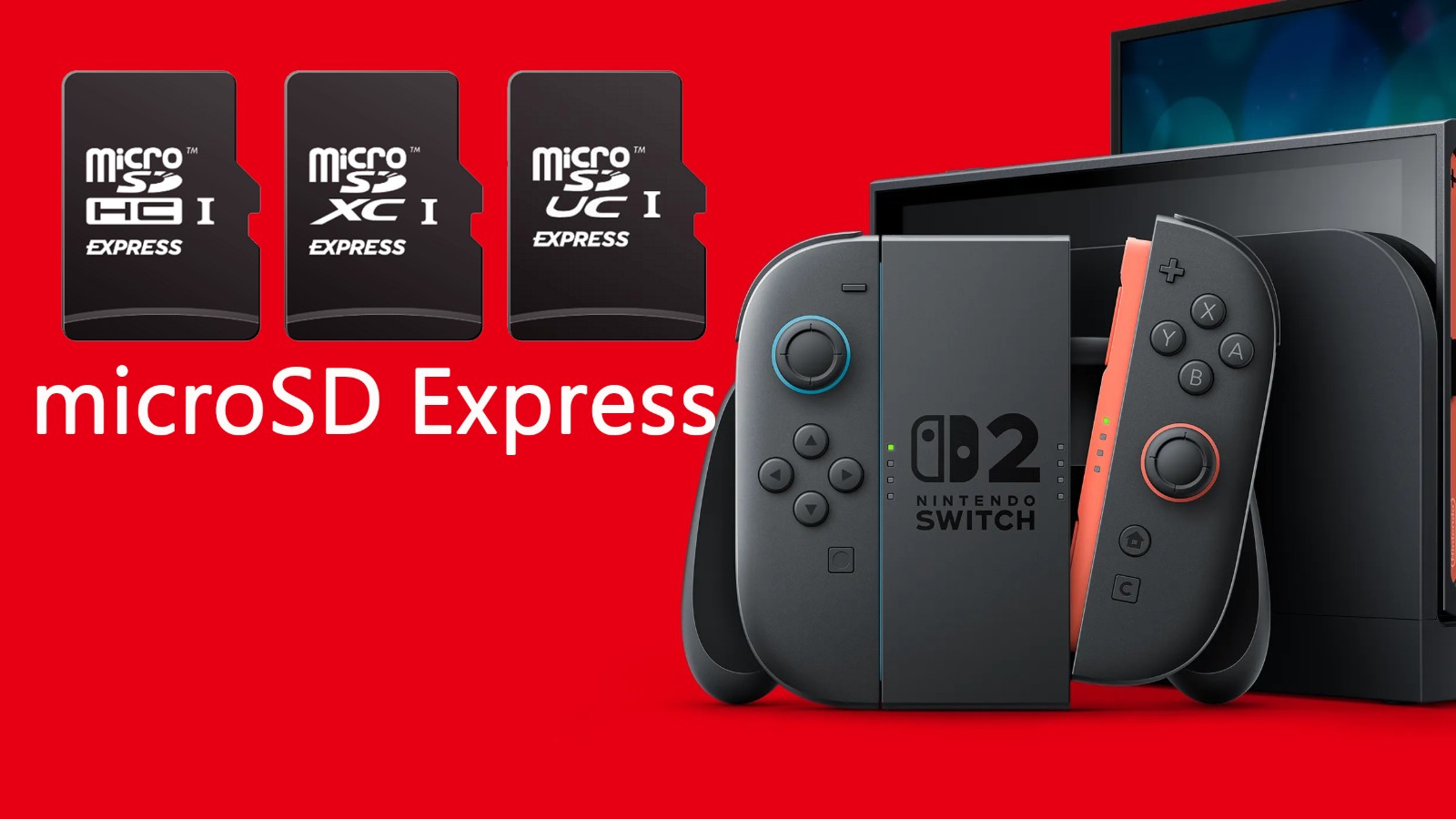 慎選任天堂Switch 2的記憶卡，認明「microSD Express」才能裝遊戲與存檔 | 4Gamers