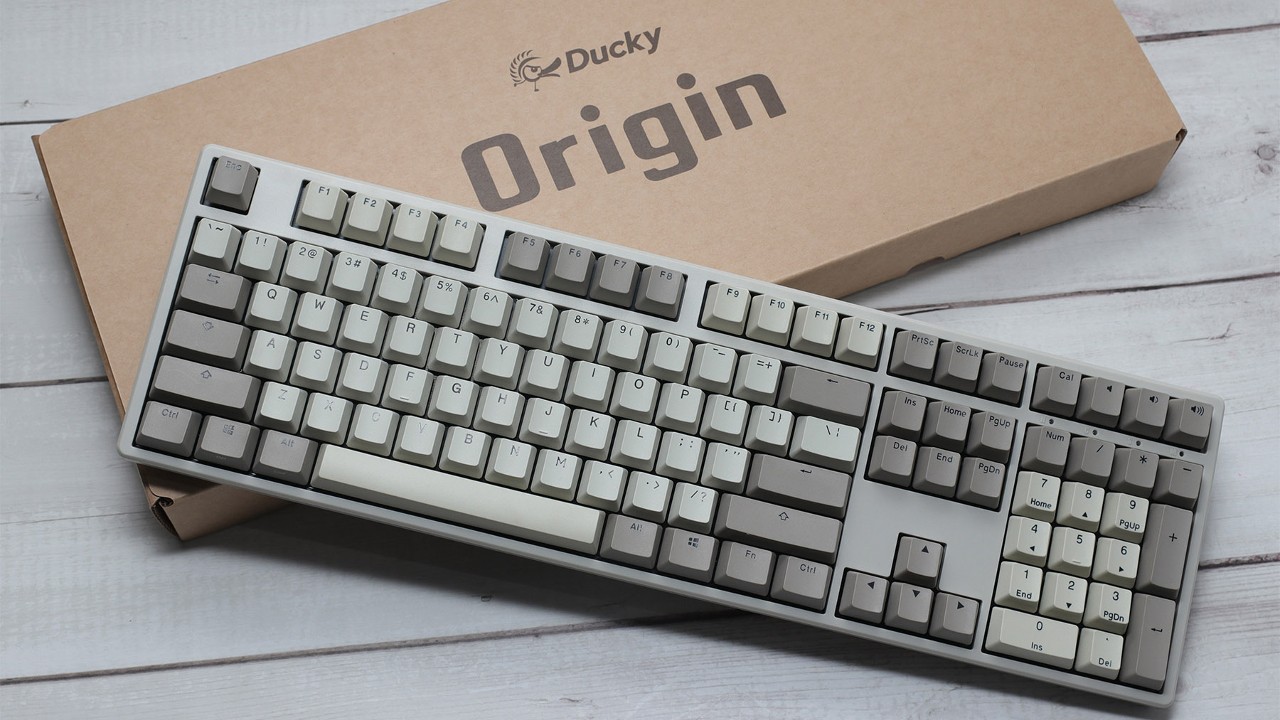 Ducky推出全新「Origin」大鍵熱插拔機械鍵盤，將打字體驗與設計回歸原始 | 4Gamers