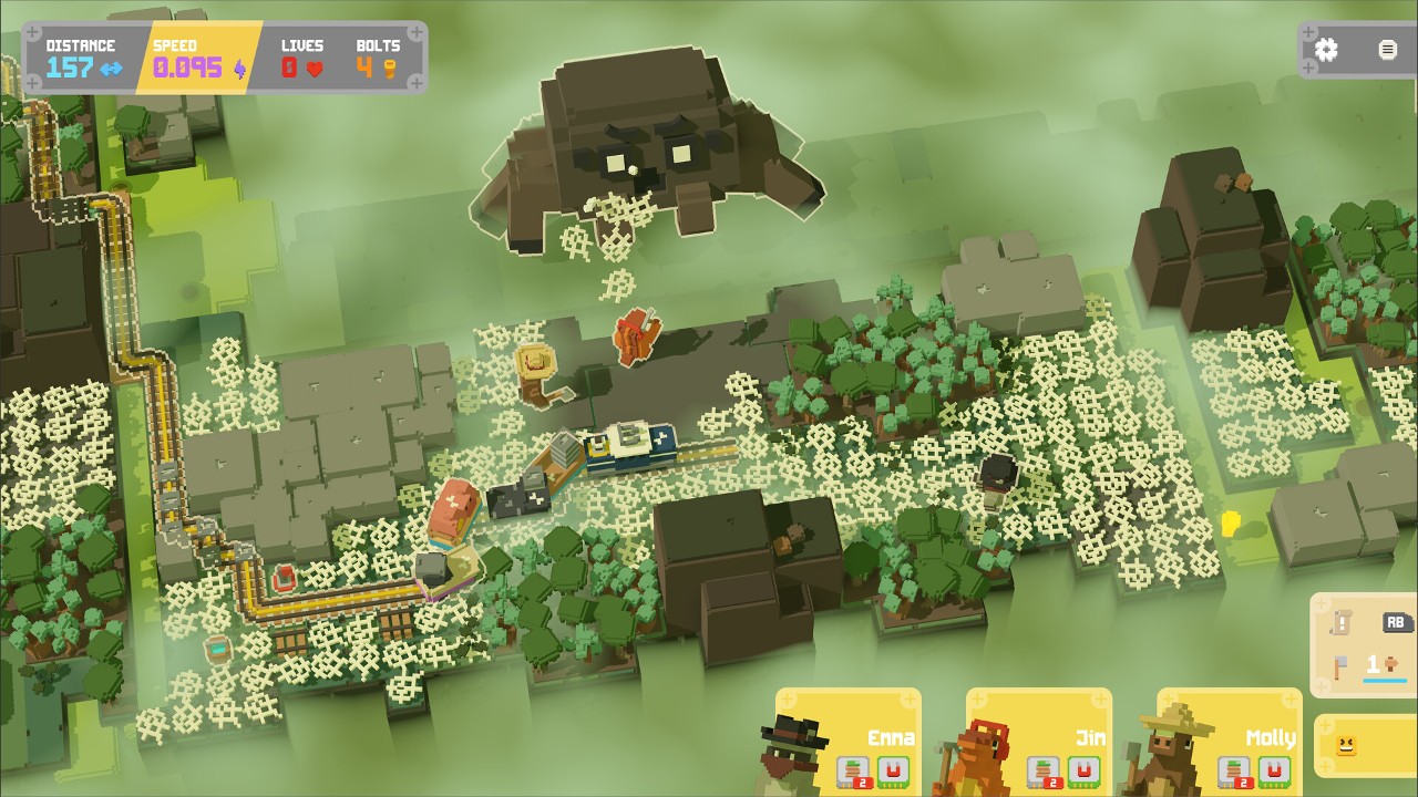 Roguelite友情翻車遊戲《Unrailed 2》2024發售，全新火車技能與友情決裂「4v4對戰」追加 | 4Gamers