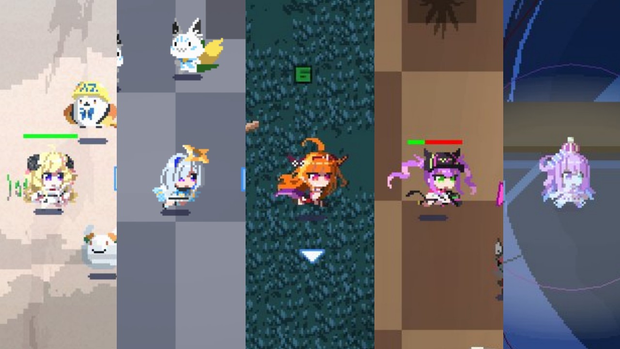 同人彈幕《HoloCure》Ver.0.7更新九角色全亮相，會長歸來holoForce完整參戰 | 4Gamers