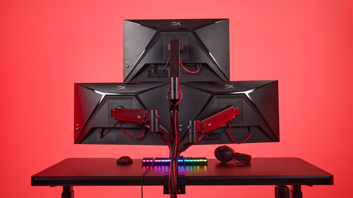 自帶螢幕支架的 HyperX Armada 25 及 27 吋電競螢幕，哪裡最吸引你？ | 4Gamers