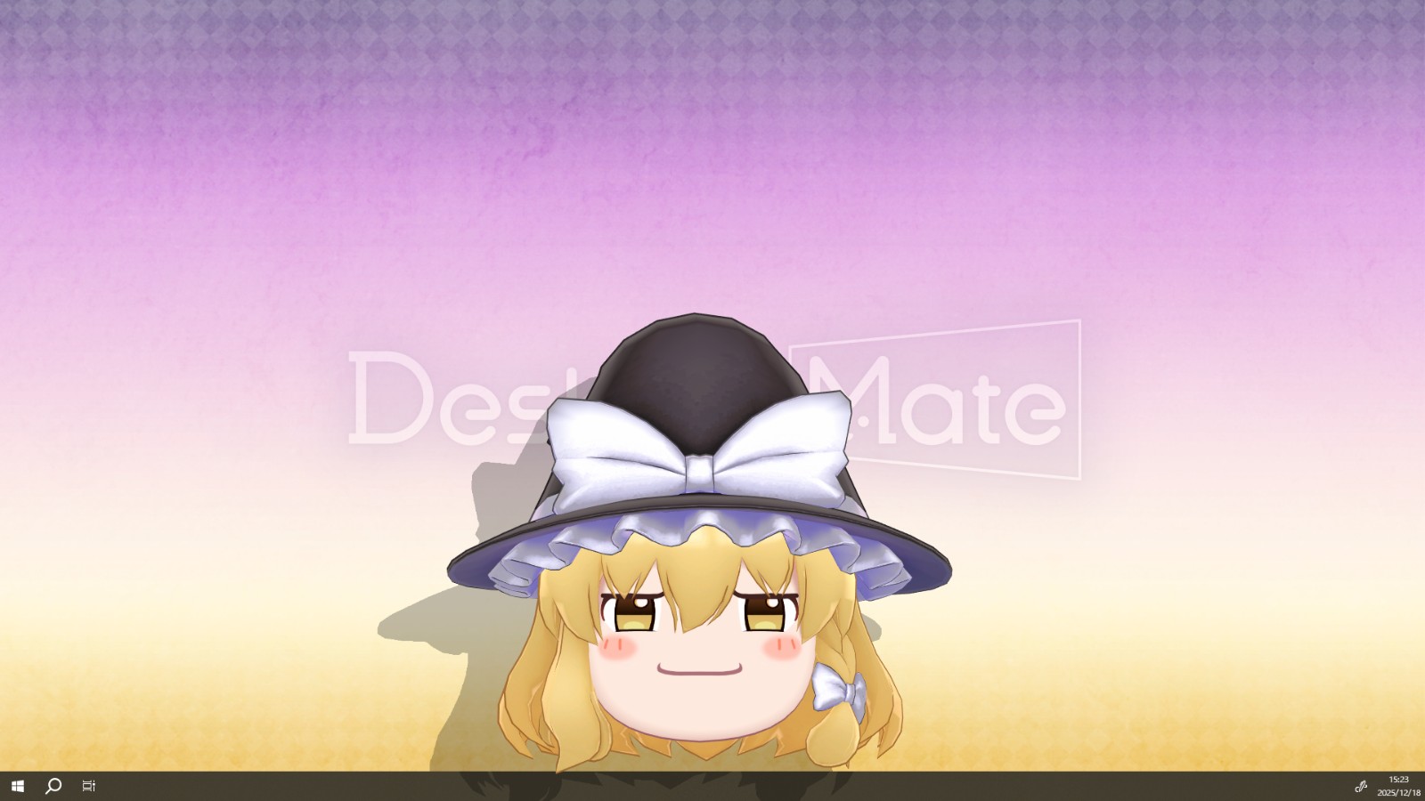 Steam桌寵《Desktop Mate》東方Project新DLC霧雨魔理沙（含油庫里）登場 | 4Gamers